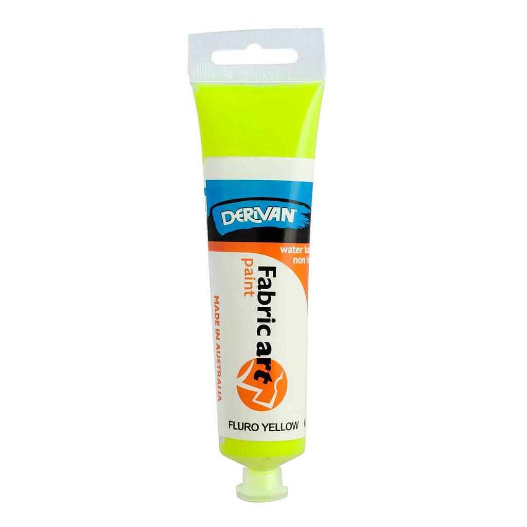 Derivan Fabric Art Paint Fluro Yellow – Mello Store